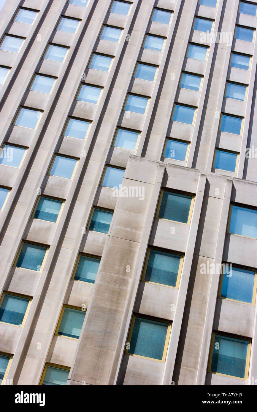 Building with square windows hi-res stock photography and images - Alamy