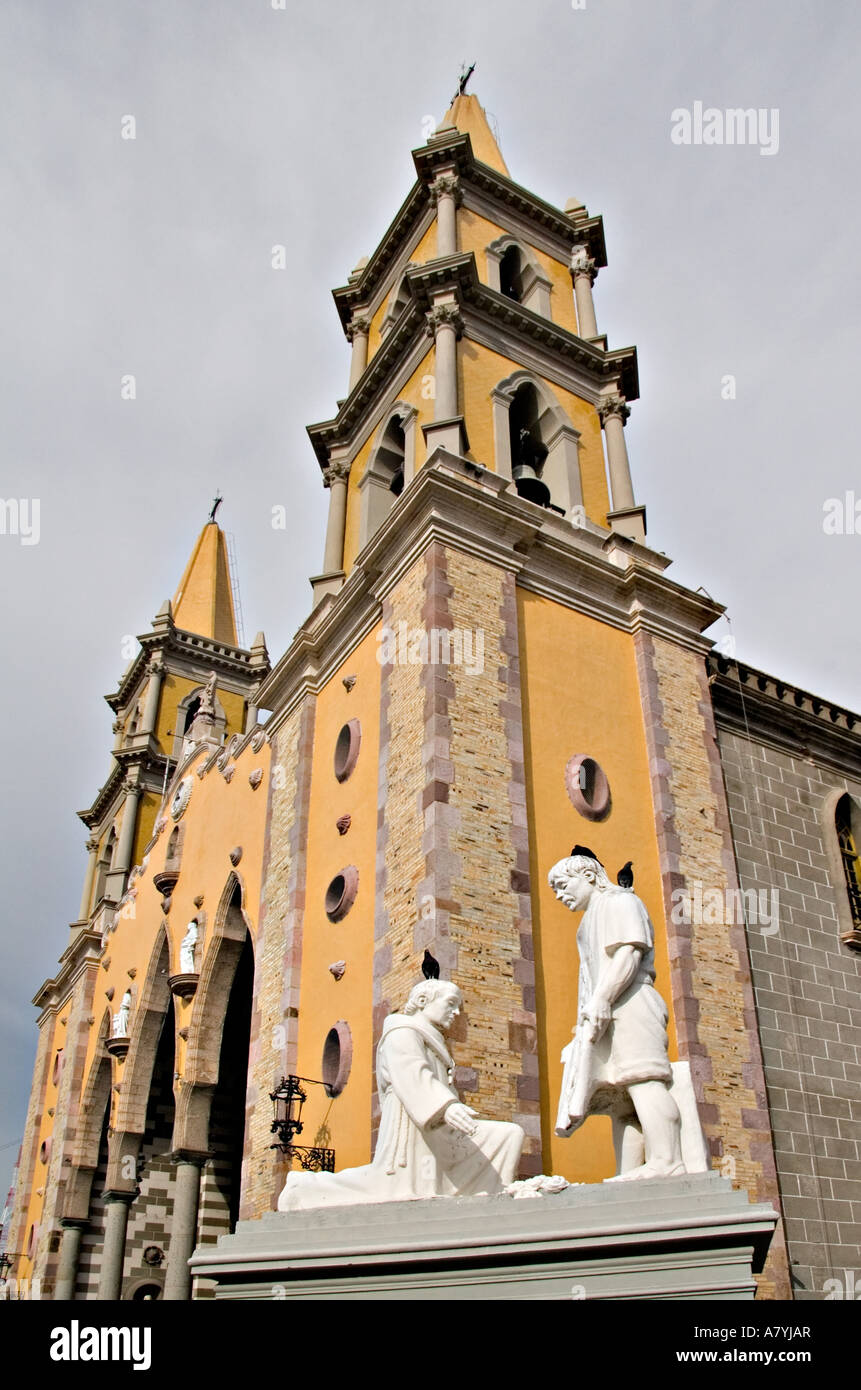 North America, Mexico, Mazatlan. The Cathedral in the heart of the ...