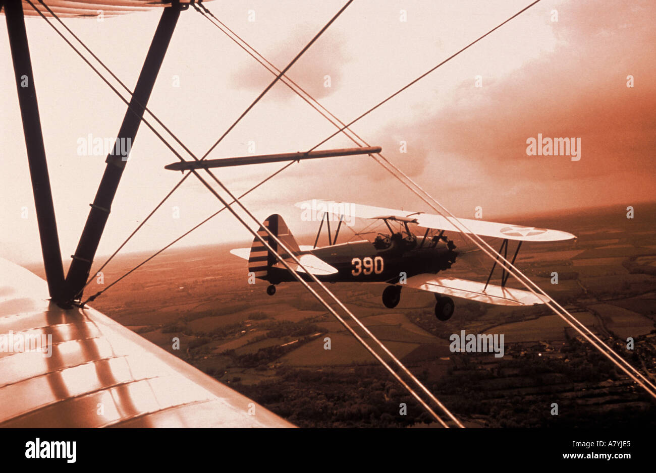 1930s boeing stearman biplane hi-res stock photography and images - Alamy