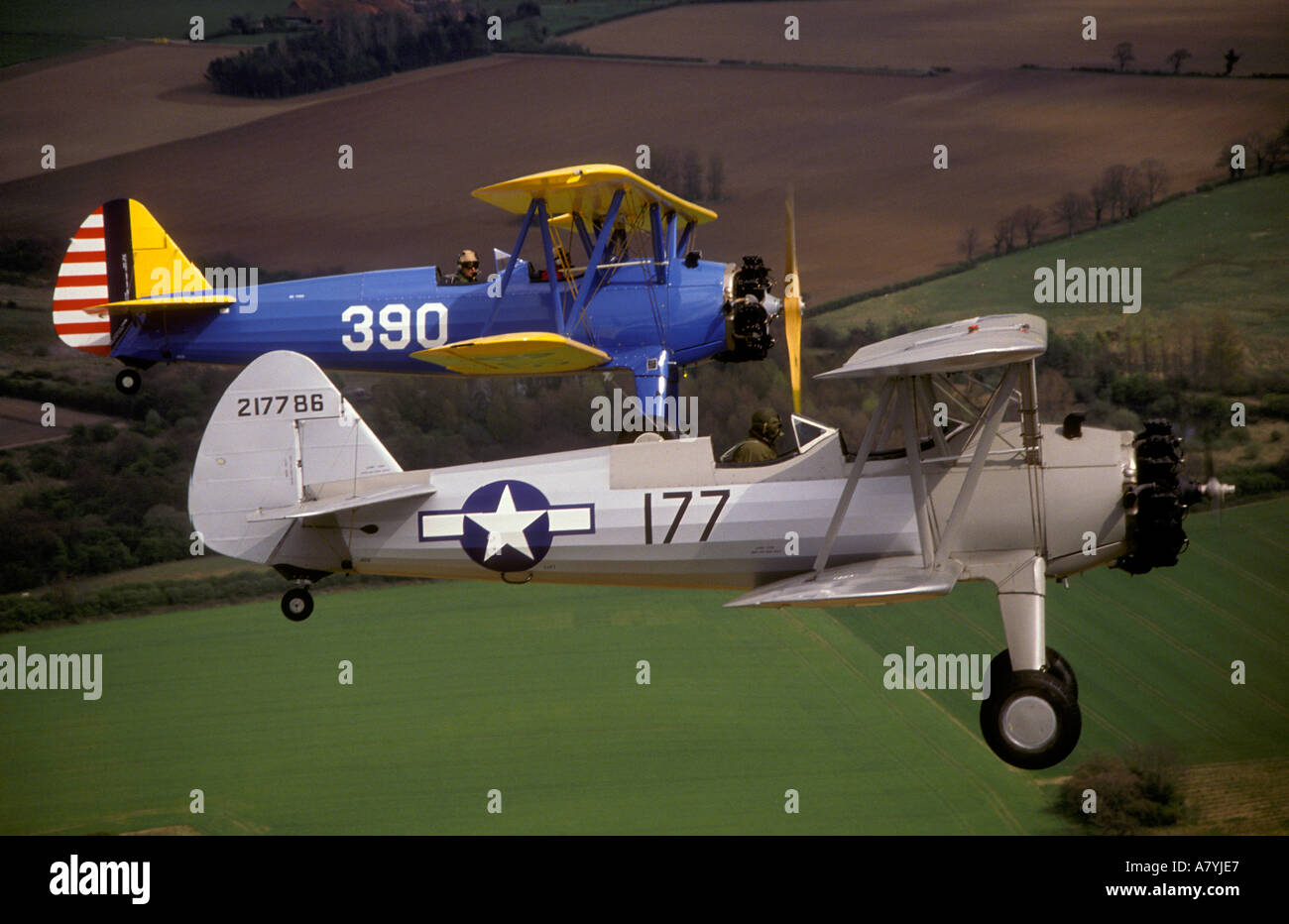 1930s boeing stearman biplane hi-res stock photography and images - Alamy