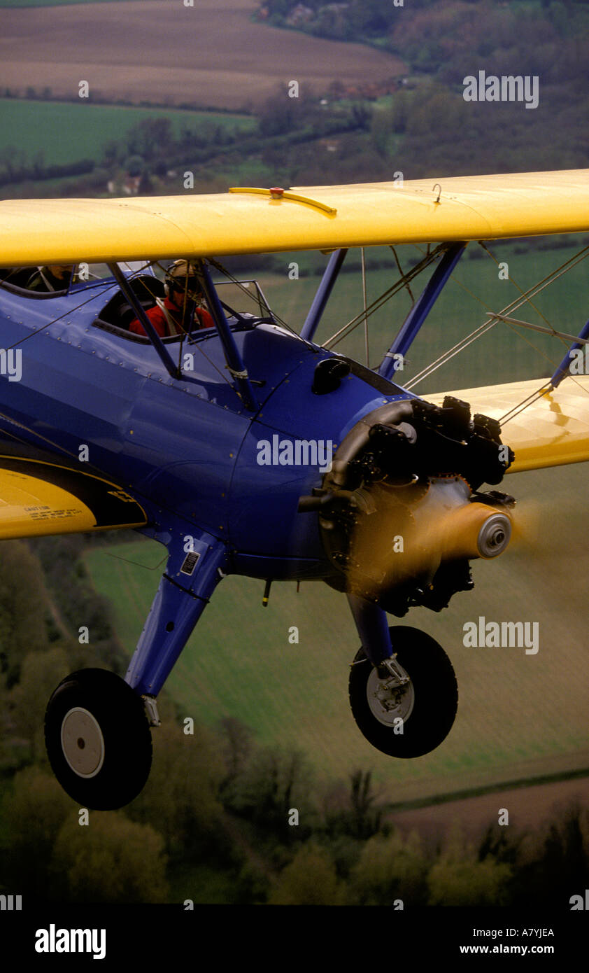 1930s boeing stearman biplane hi-res stock photography and images - Alamy