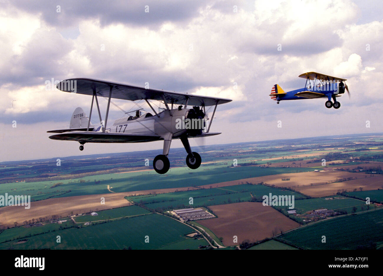 1930s boeing stearman biplane hi-res stock photography and images - Alamy