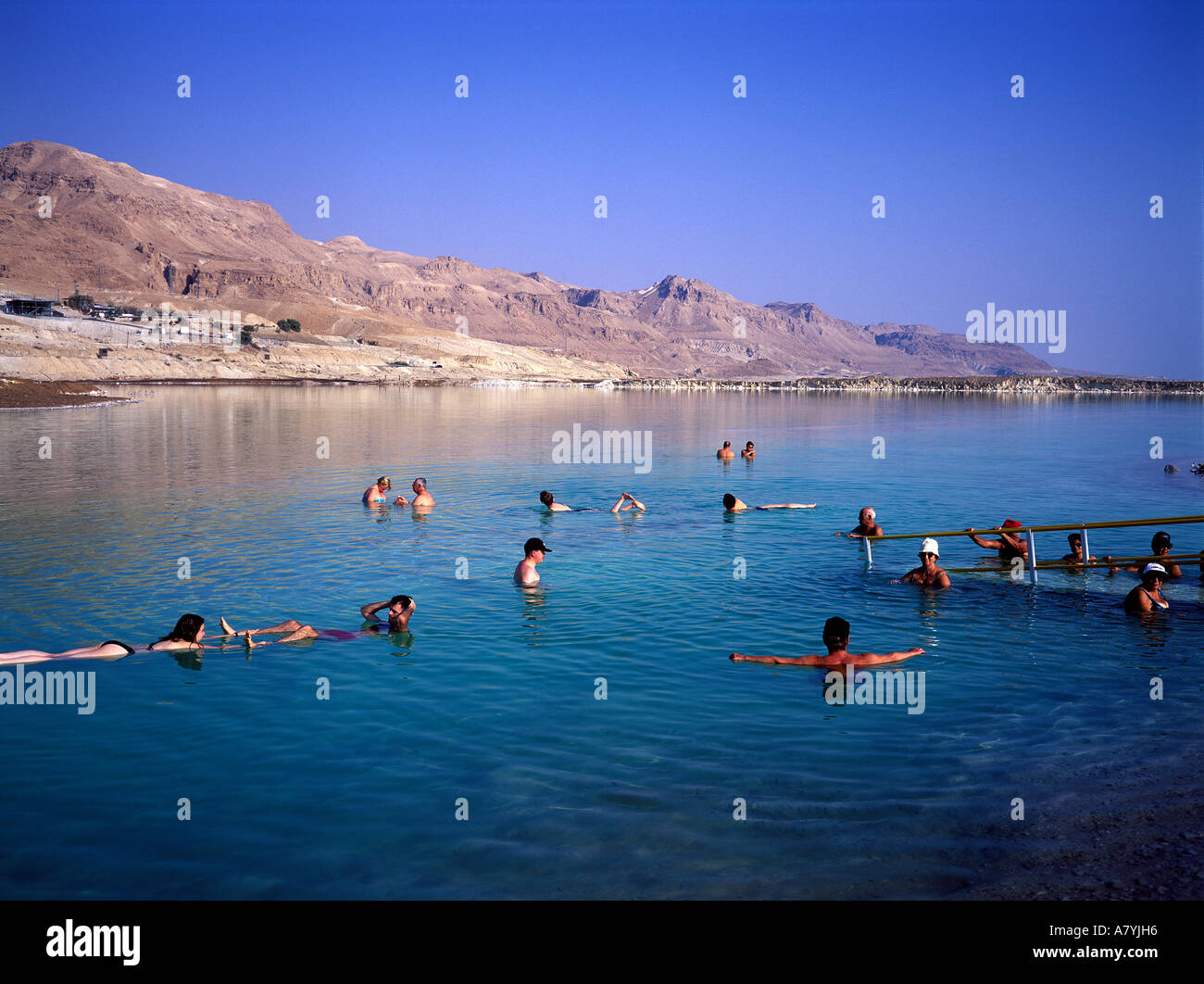 Bathing in dead sea hi-res stock photography and images - Alamy