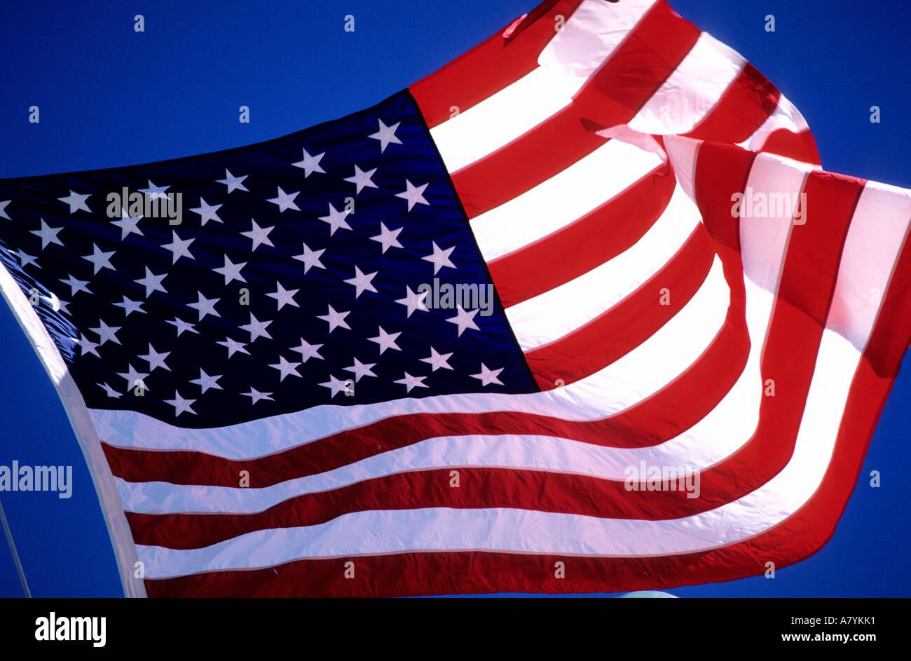 United States, the american flag Stock Photo - Alamy