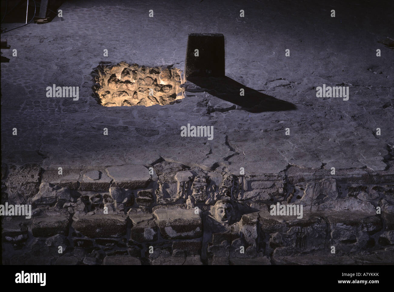 Americas, archaeology, Mexico, Templo Mayor, Great Temple of the Aztecs ...