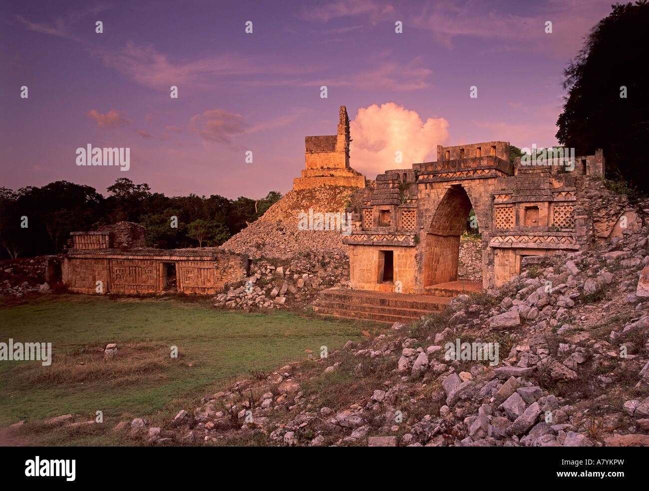 Mexico, Yucatan, Labna, The Americas, Ancient Cultures, Maya Stock ...
