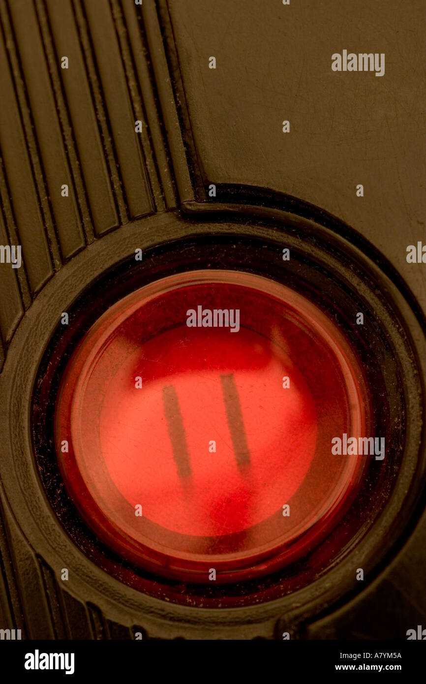 Film counter window on the back of a box camera Stock Photo - Alamy