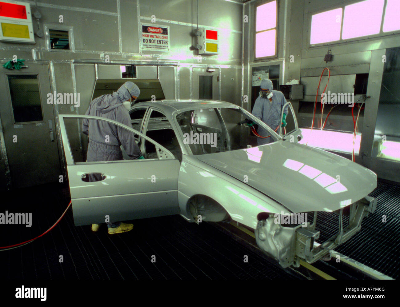 Mexico, Sonora, Hermosillo, North America. Ford's auto factory Stock ...