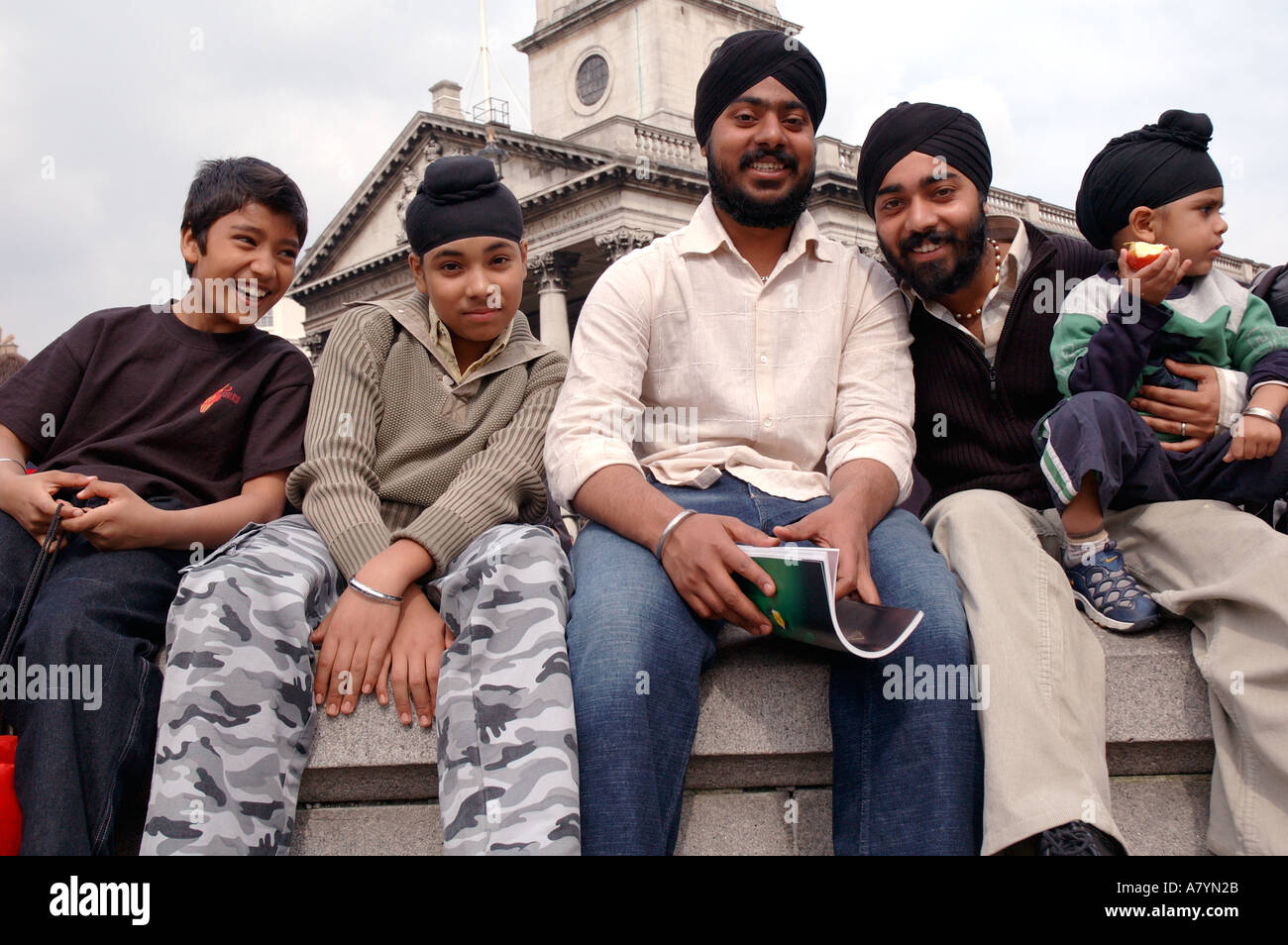 The Sikh community celebrating Vaisakhi in Trafalgar Square London ...