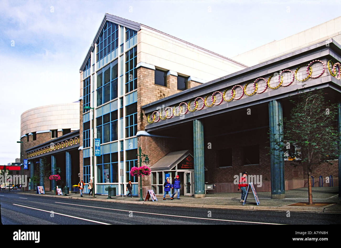 Alaska Center for the Performing Arts, Anchorage, Alaska Stock Photo ...