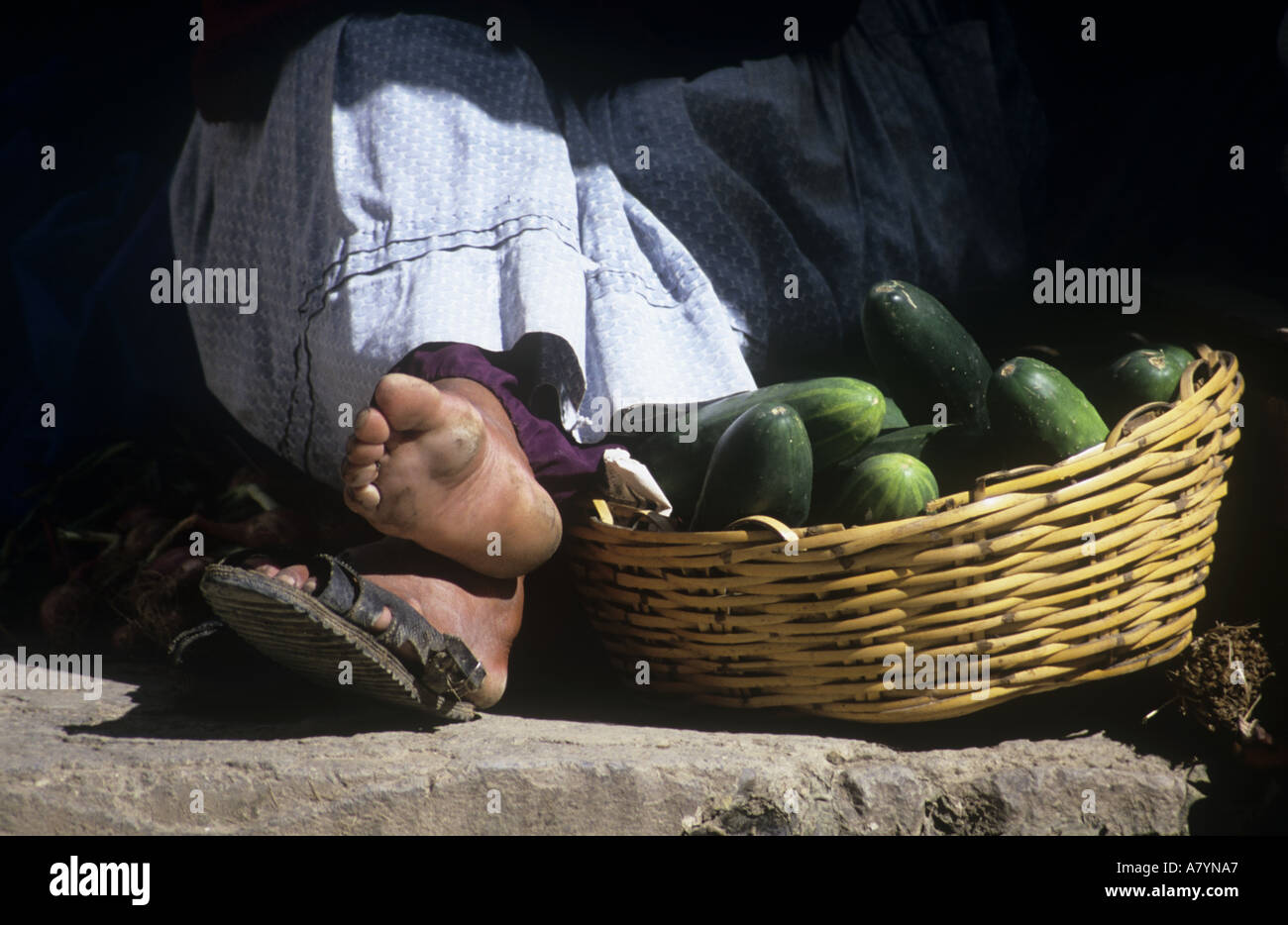 Resting a pair of weary feet Stock Photo - Alamy