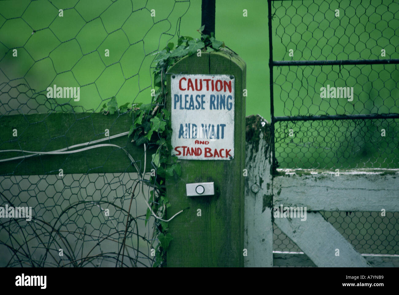 Bell on gate hi-res stock photography and images - Alamy