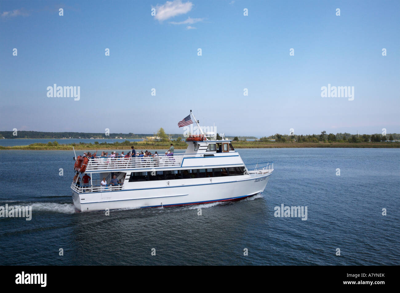 The Island Clipper, a passenger ferry running between the Door ...