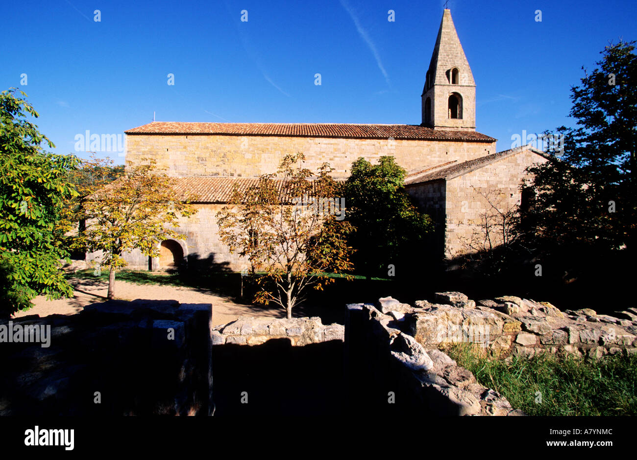 France, Var, Le Thoronet abbey Stock Photo - Alamy