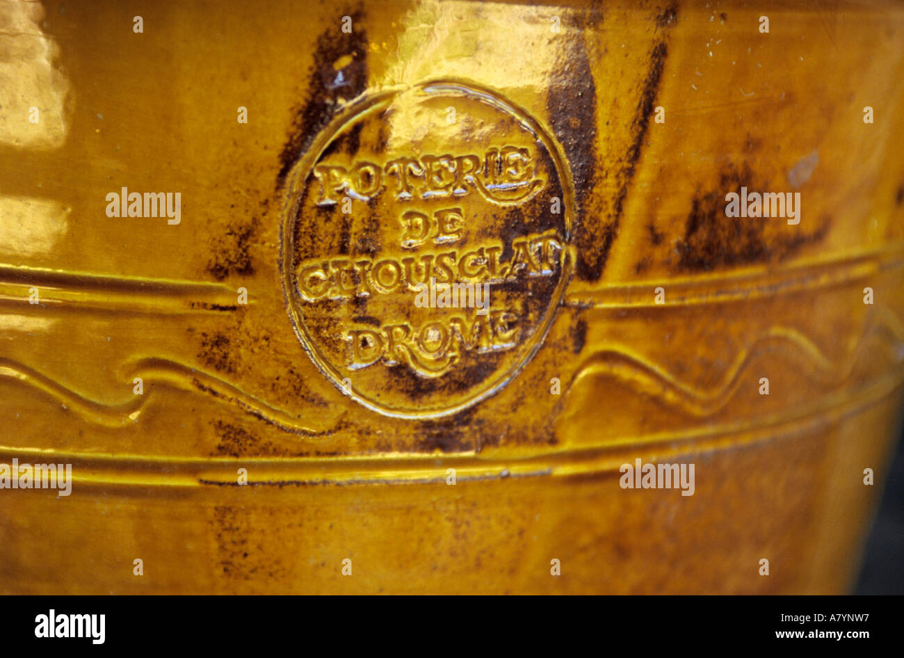France, Drôme, Drôme Provençale, Cliousclat pottery Stock Photo - Alamy