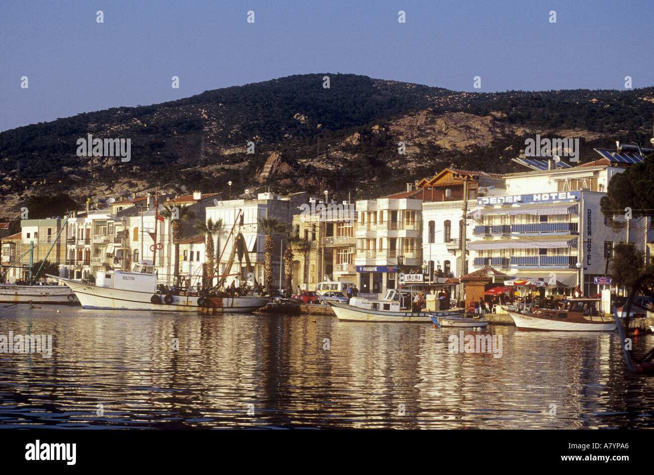 The port of Foca Stock Photo - Alamy