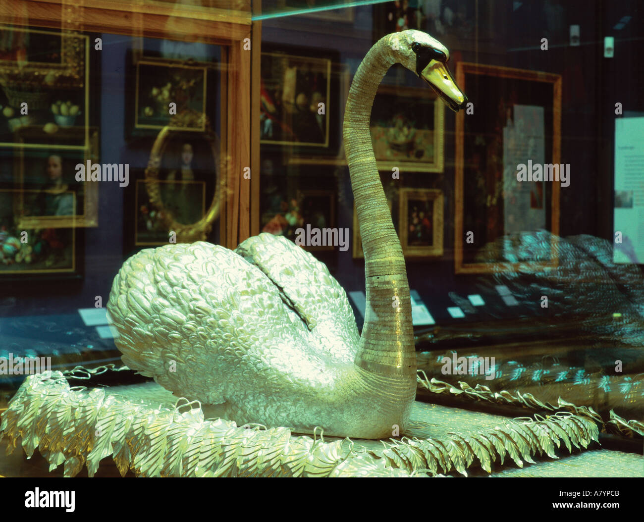Bowes museum swan hi-res stock photography and images - Alamy