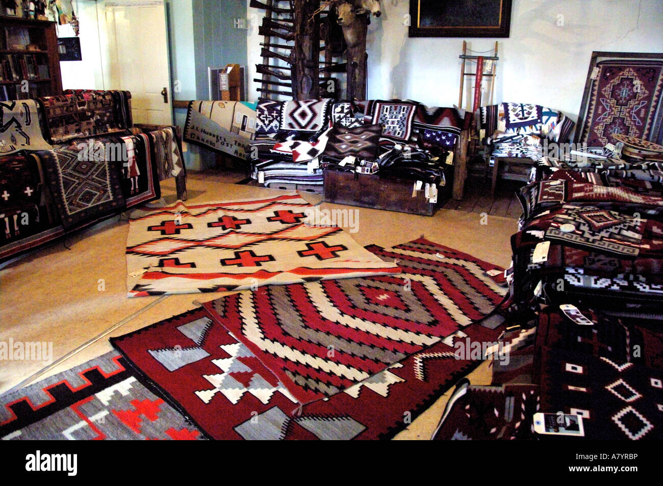 North America, USA, Arizona, Navajo Indian Reservation, Ganado, Hubbell ...