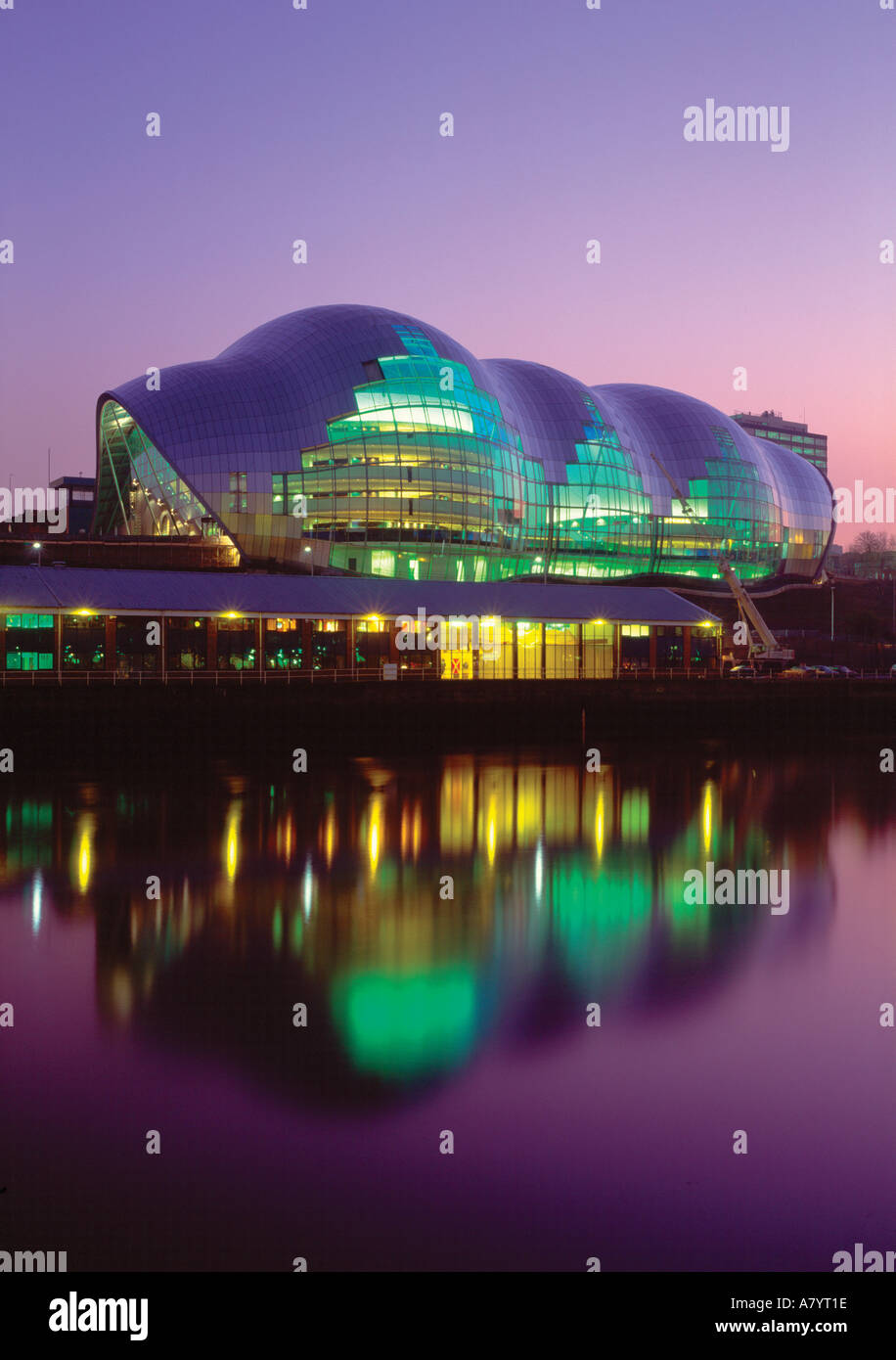 Sunset over the sage gateshead hi-res stock photography and images - Alamy