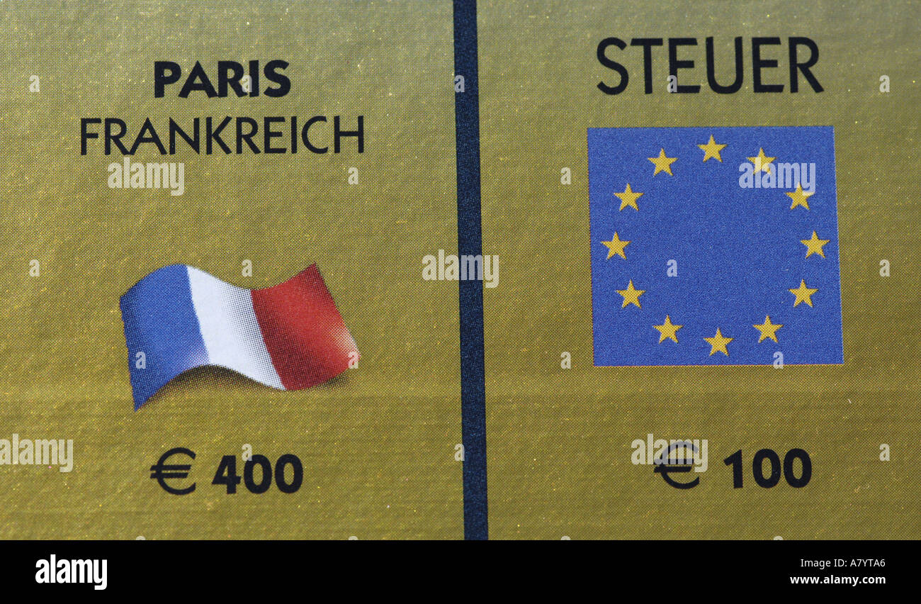 monopoly europa edition Stock Photo - Alamy