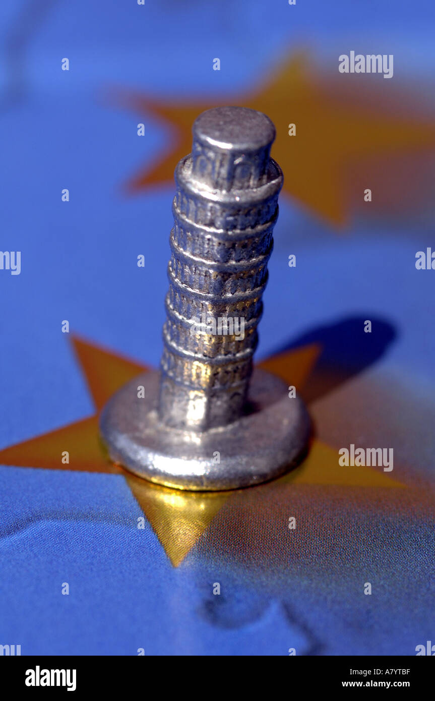 leaning towerof pisa tuscany italian italia italy map of europe blue ...