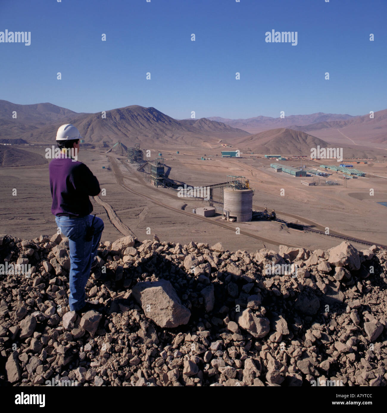 Copper ore conveyor hi-res stock photography and images - Alamy