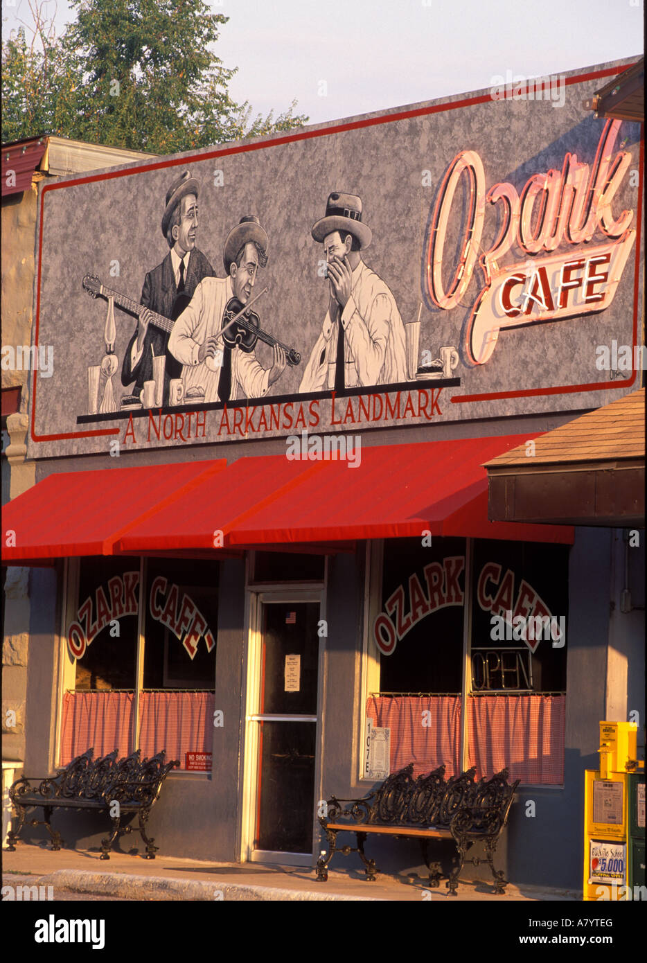 Ozark Cafe in Jasper, Arkansas Stock Photo - Alamy