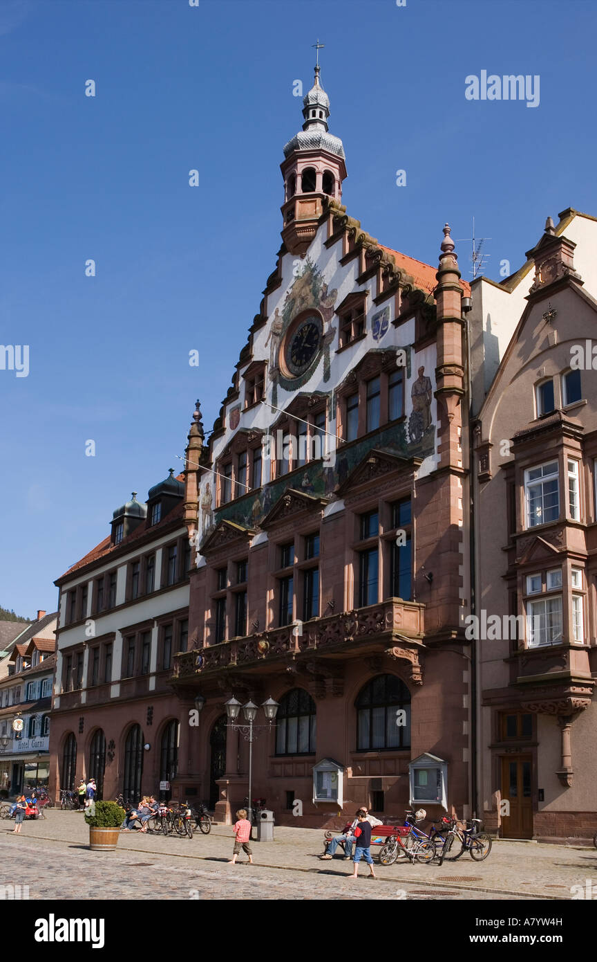Town hall in Wolfach Black Forest Germany April 2007 Stock Photo - Alamy
