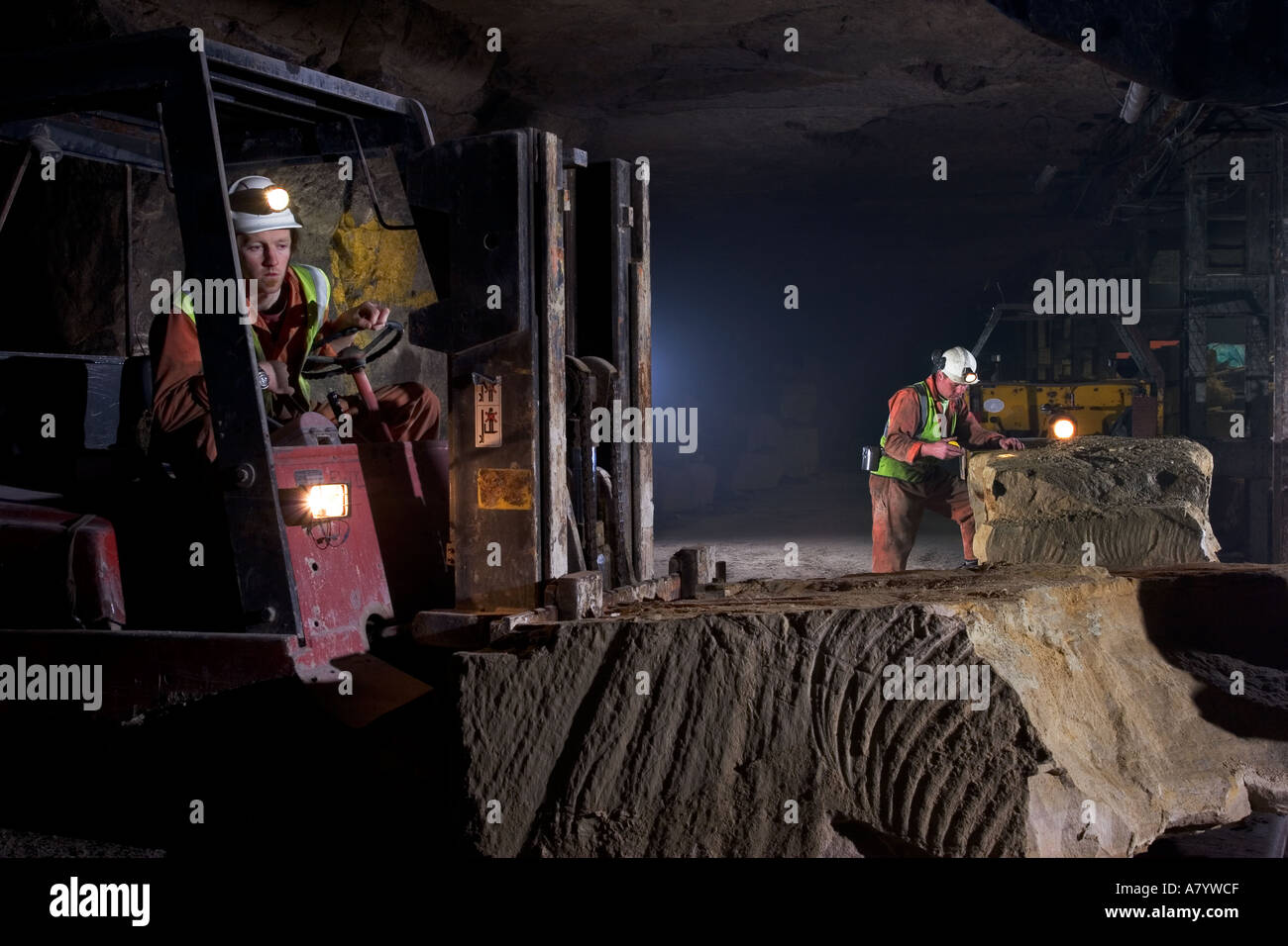 Stoneface block extraction engineering hi-res stock photography and ...