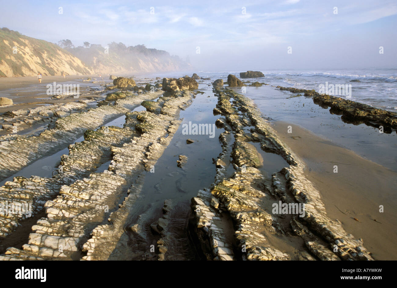 Santa barbara beach rock formation hi-res stock photography and images ...