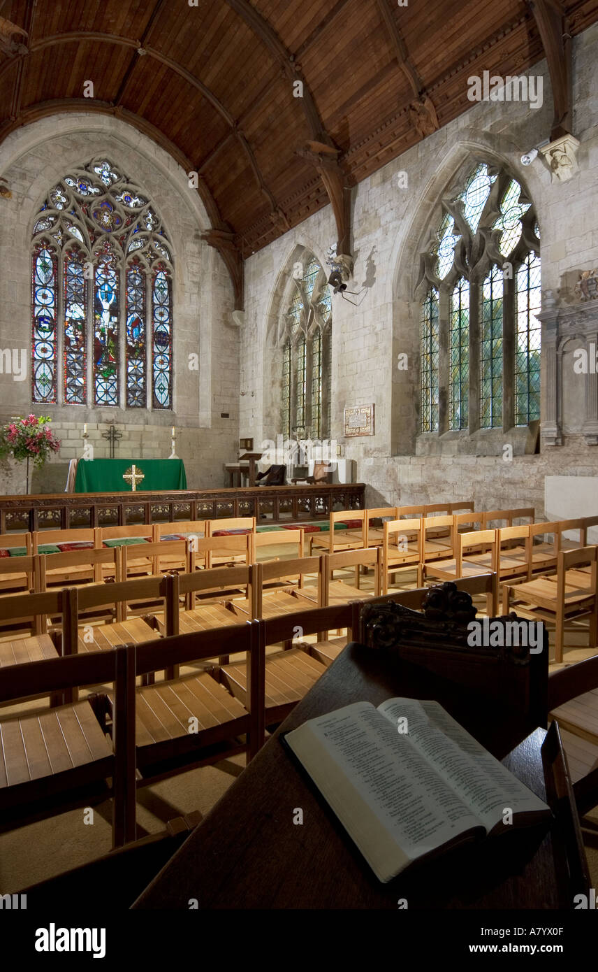 Protestant church interior hi-res stock photography and images - Alamy