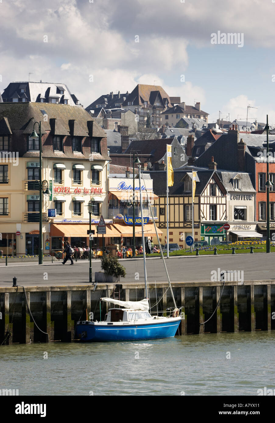 Trouville River Touques Calvados Normandy High Resolution Stock ...