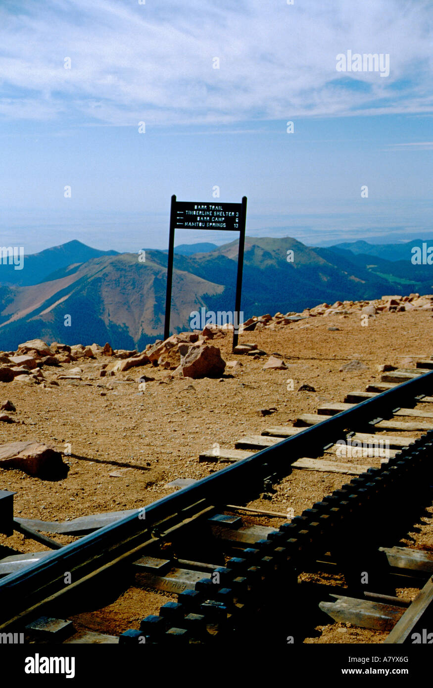 Pikes peak summit sign High Resolution Stock Photography and Images - Alamy