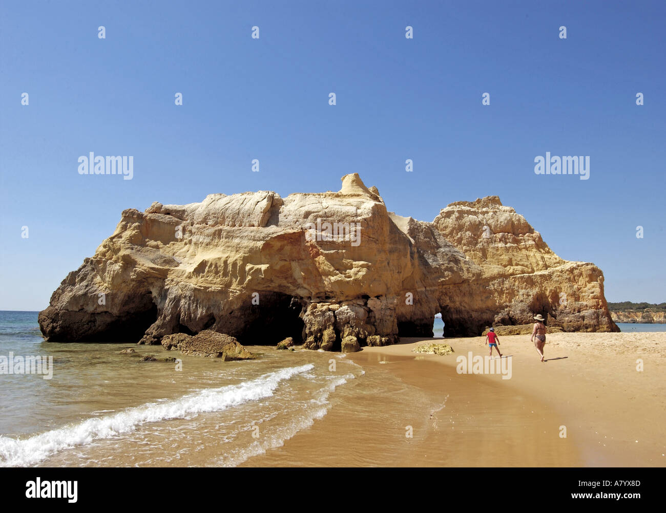 Algarve, Praia De Rocha Stock Photo - Alamy