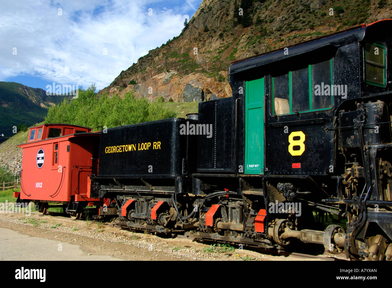 North America, USA, Colorado, Clear Creek County, Georgetown. The ...