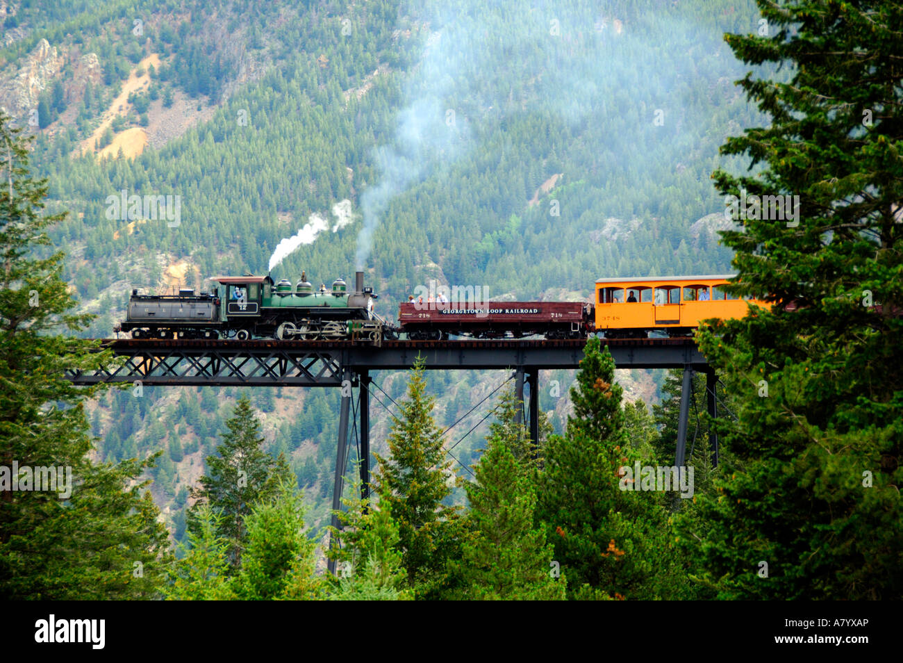 North America, USA, Colorado, Clear Creek County, Georgetown. The ...