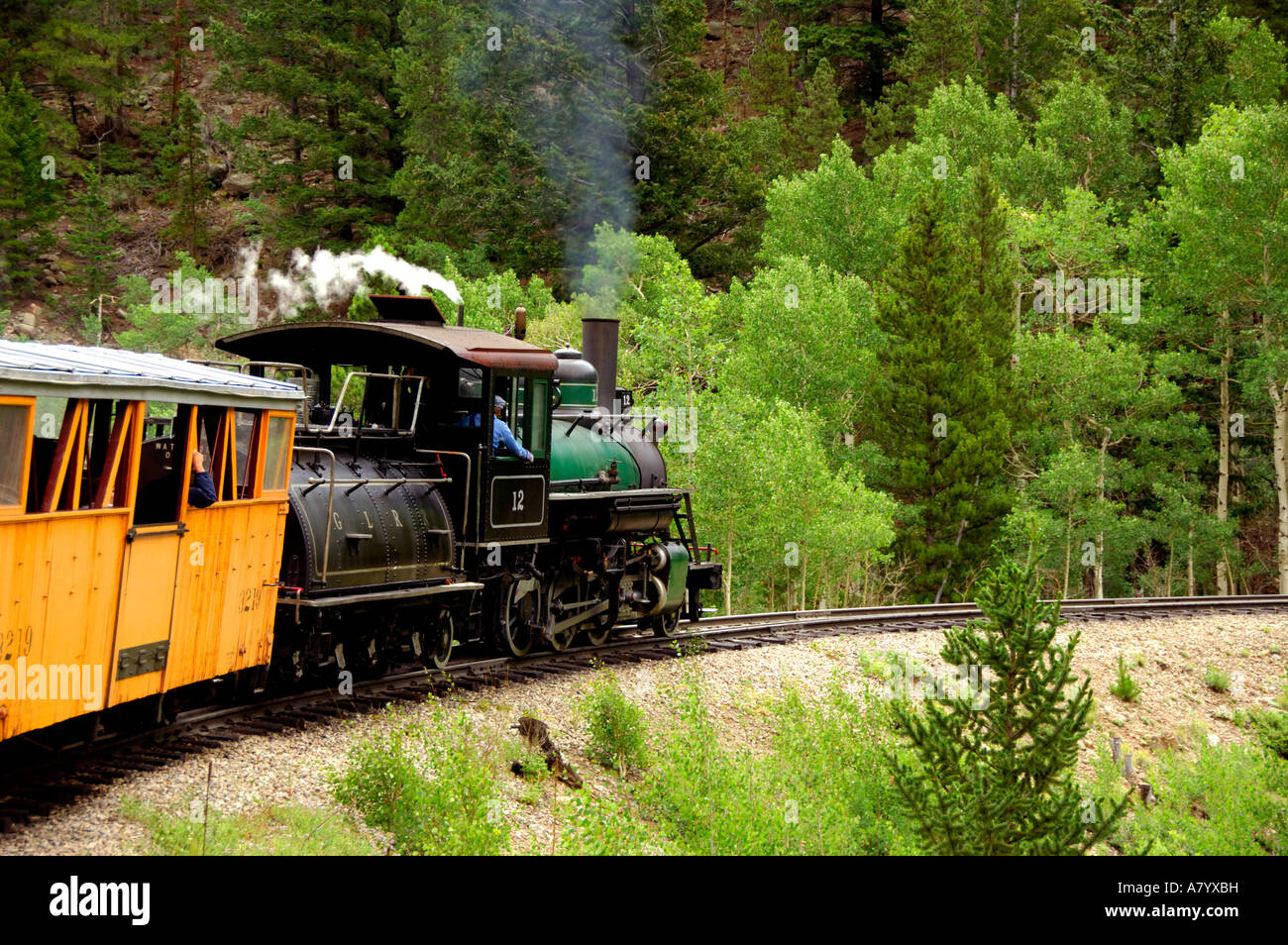 North America, USA, Colorado, Clear Creek County, Georgetown. The ...