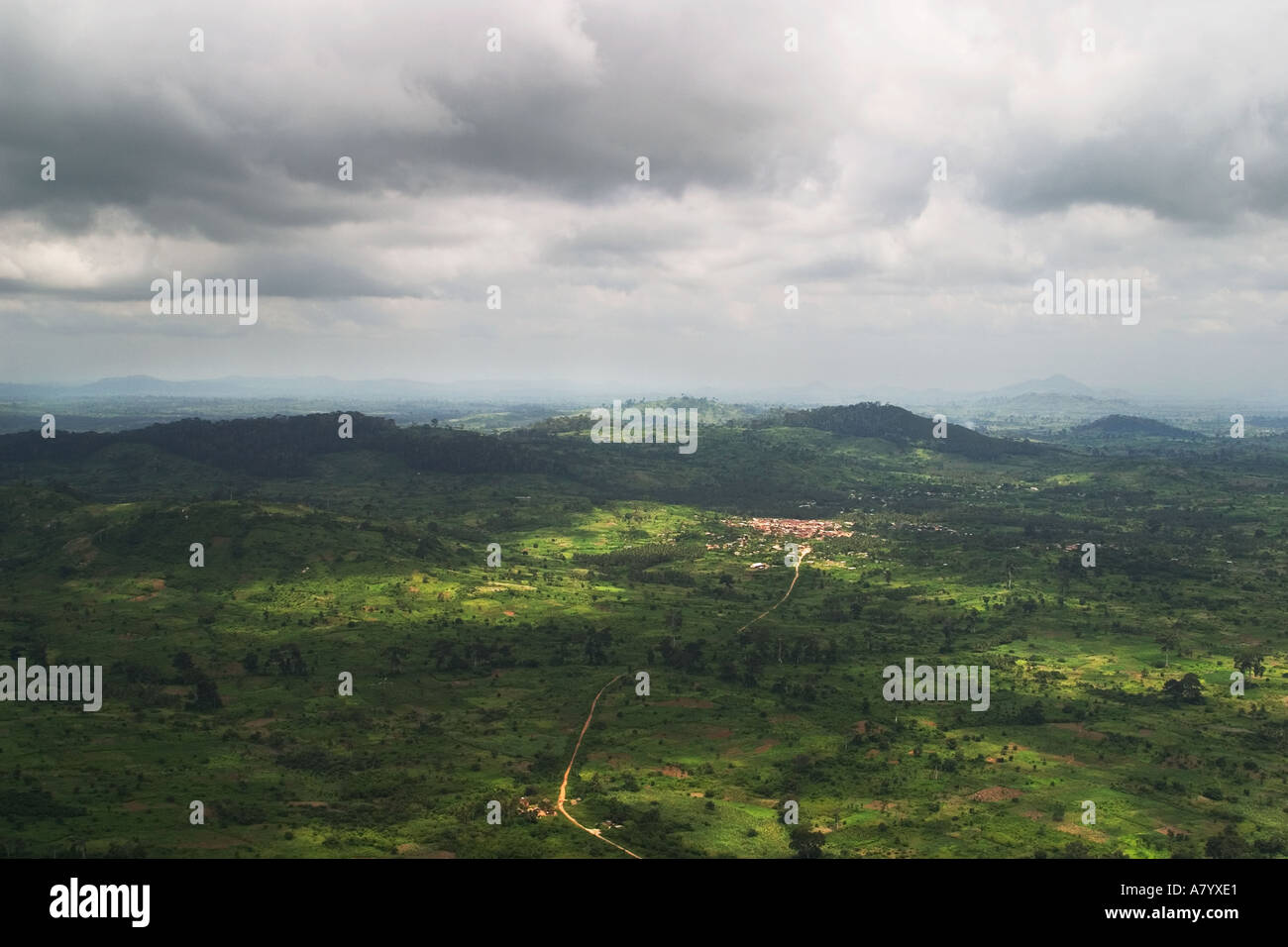 Crops africa aerial view hi-res stock photography and images - Alamy