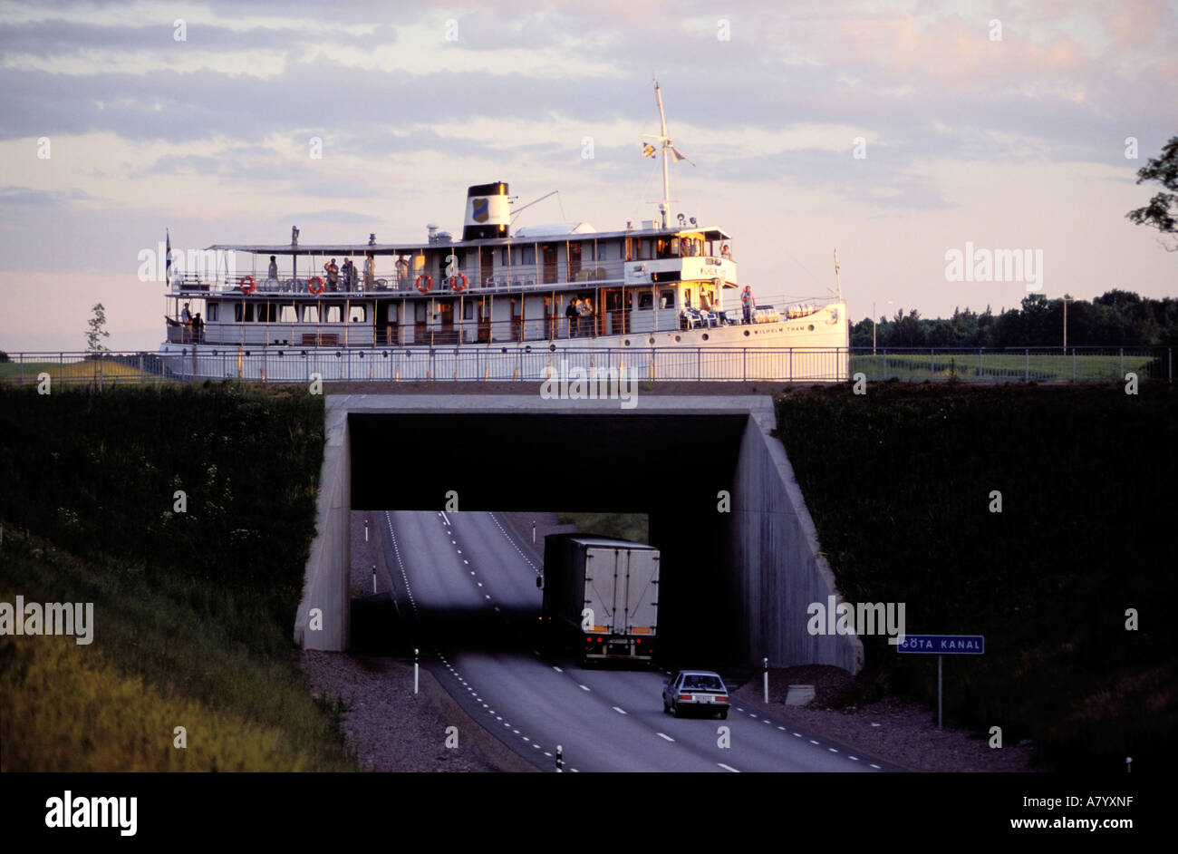 Sweden, Mälaren region, Göta Kanal waterway, near Borensberg the ...