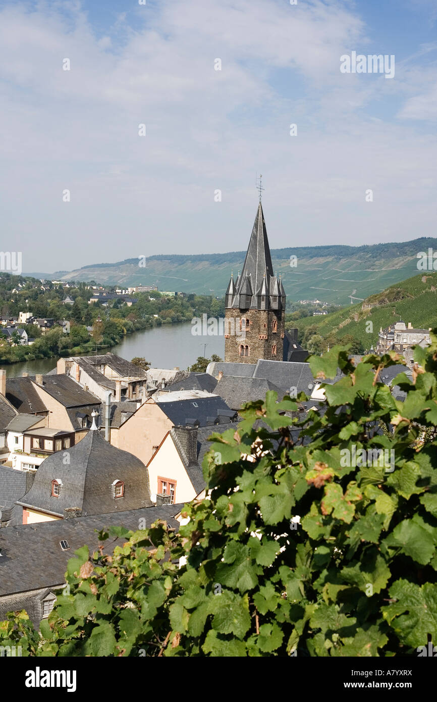 Bernkastel Kues at river Mosel Rhineland Palatinate Germany September ...