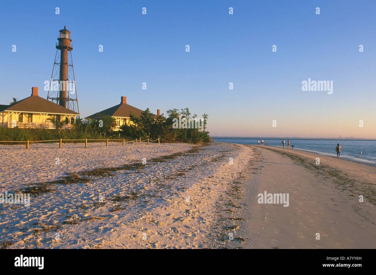 USA, FL, Sanibel, Lighthouse Beach Stock Photo - Alamy