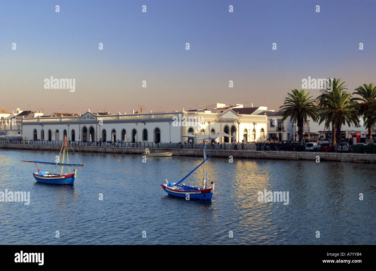 Tavira, the old market building, the Algarve, Portugal Stock Photo - Alamy