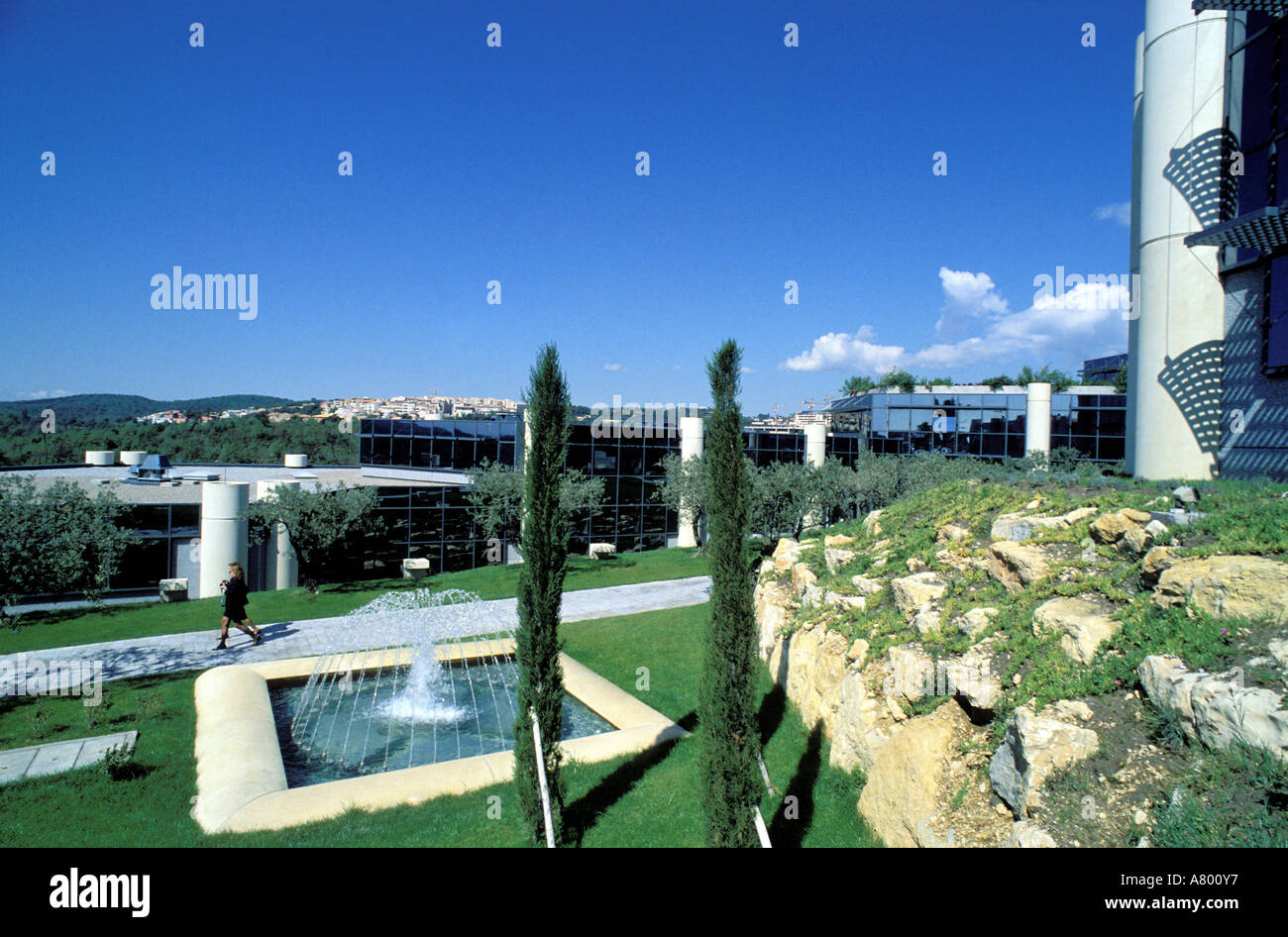 France, Alpes Maritimes, Sophia Antipolis, Amadeus company headquarters ...