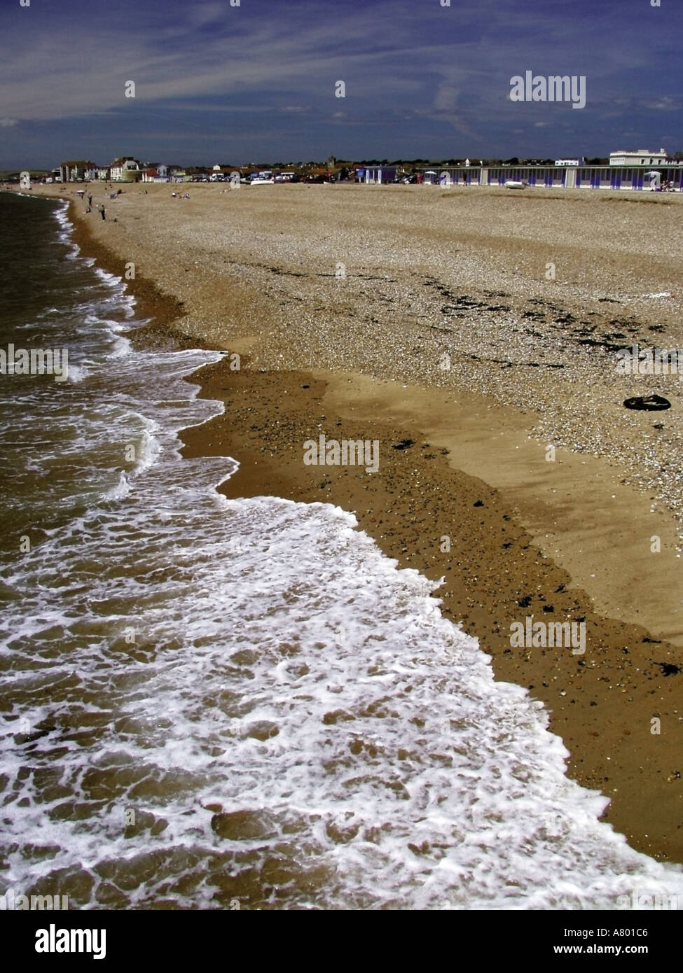 sussex seaford sea front and beach Stock Photo - Alamy