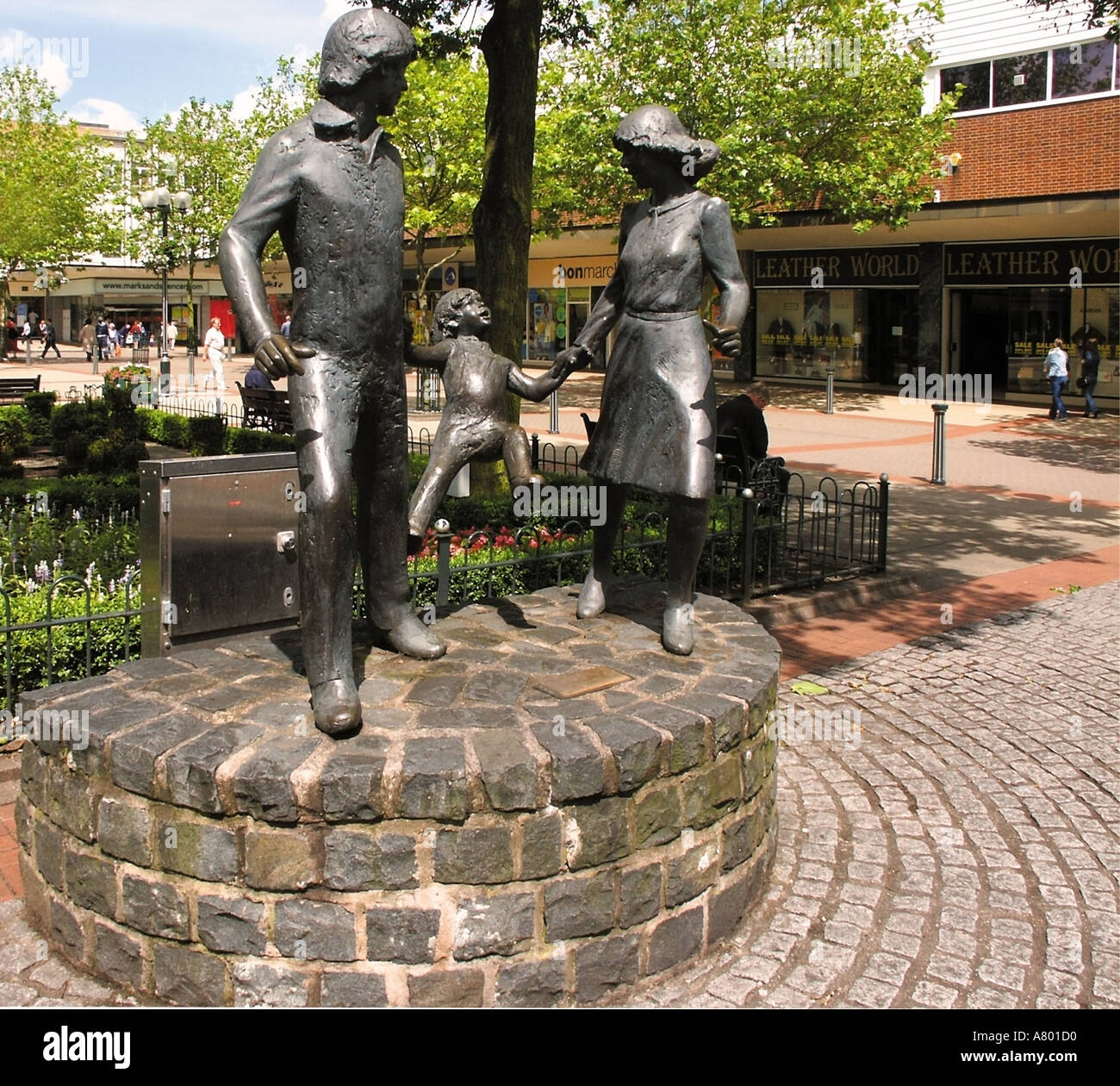 england west midlands solihull mell square Stock Photo - Alamy