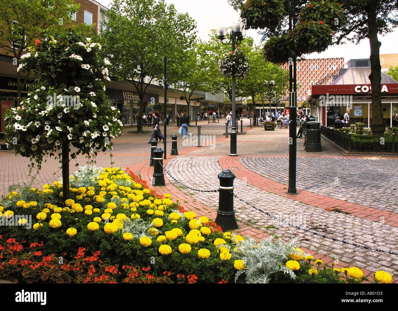 england west midlands solihull mell square Stock Photo - Alamy