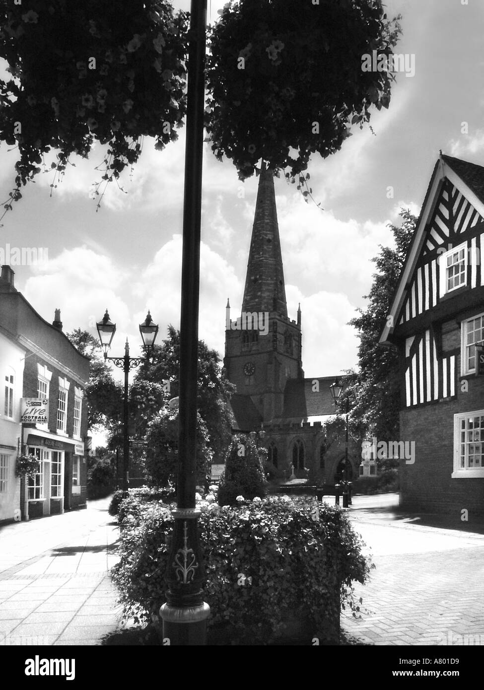 Solihull town centre Black and White Stock Photos & Images - Alamy