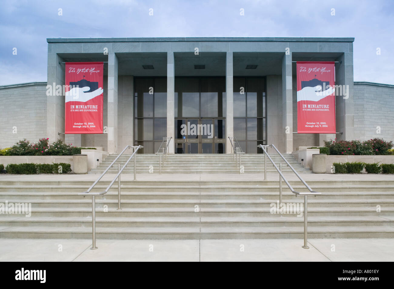 USA, Missouri, Independence, View of Truman Presidential Museum ...