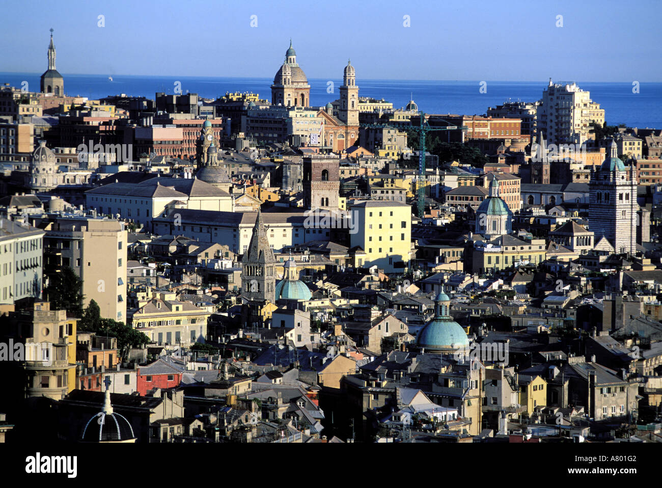 Overview of genoa city hi-res stock photography and images - Alamy