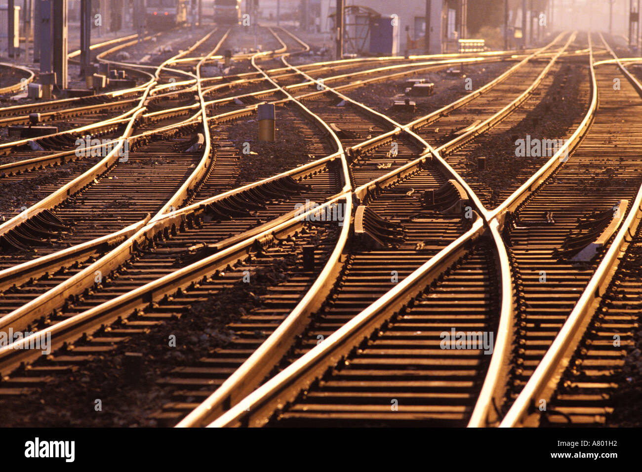 France, railroad, railroad tracks Stock Photo - Alamy